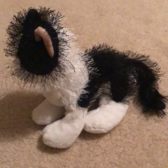 GANZ | Toys | Ganz Black And White Plush Cat Toy | Poshmark